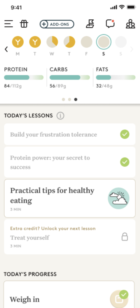 Macro Tracking Feature - Noom: Lose weight and keep it off.